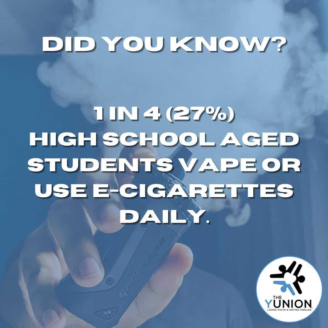 High School Students Vape Or Use E-Cigarettes Daily – The Yunion, Inc